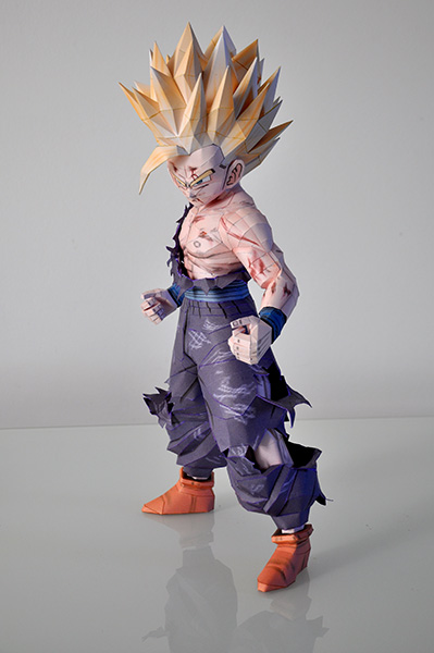 Gohan ssj2 Damage - PaperCraft